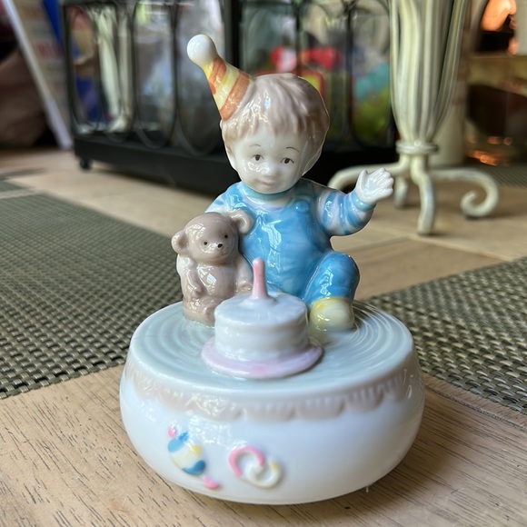 Otagiri | Accents | Vintage Otagiri Handpainted Porcelain Boys St Bday ...